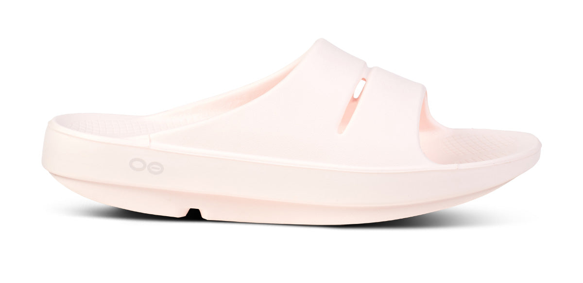 OOFOS Women's OOahh Recovery Slides - Blush – oofos.com.au