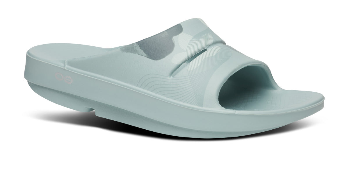OOFOS Women's OOahh Recovery Slides - Mist Breeze – oofos.com.au