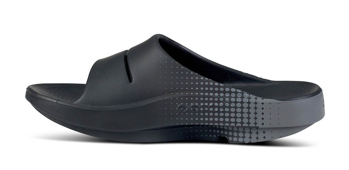 OOFOS Men's OOahh Sport Recovery Slides, Black Matrix – oofos.com.au