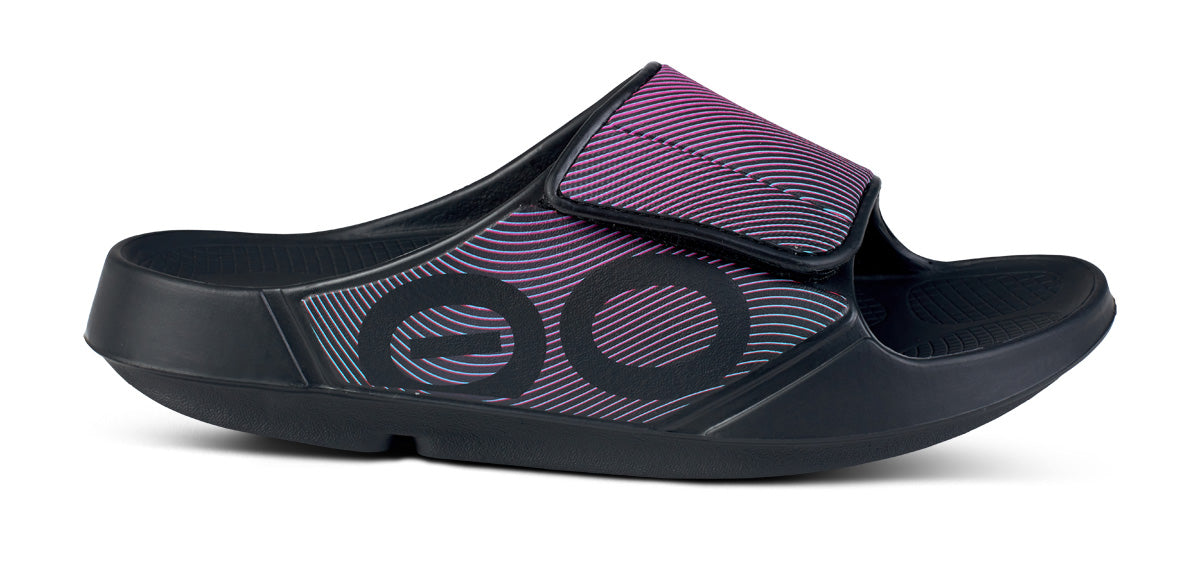 OOFOS Men's OOahh Sport Flex Recovery Slides, Tidal – oofos.com.au