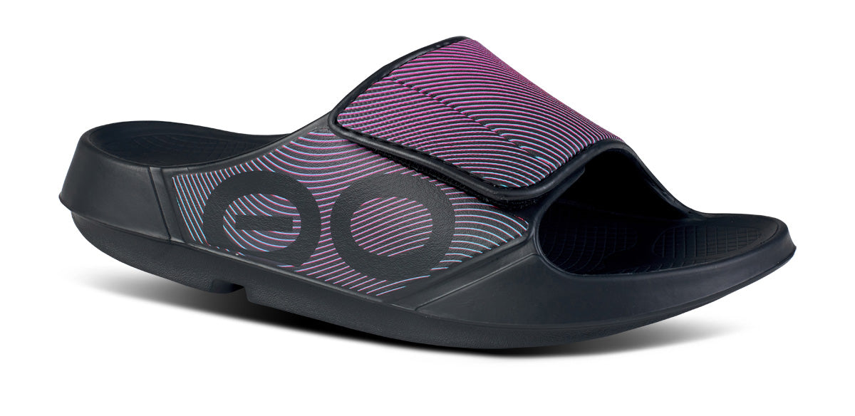 OOFOS Men's OOahh Sport Flex Recovery Slides, Tidal – oofos.com.au