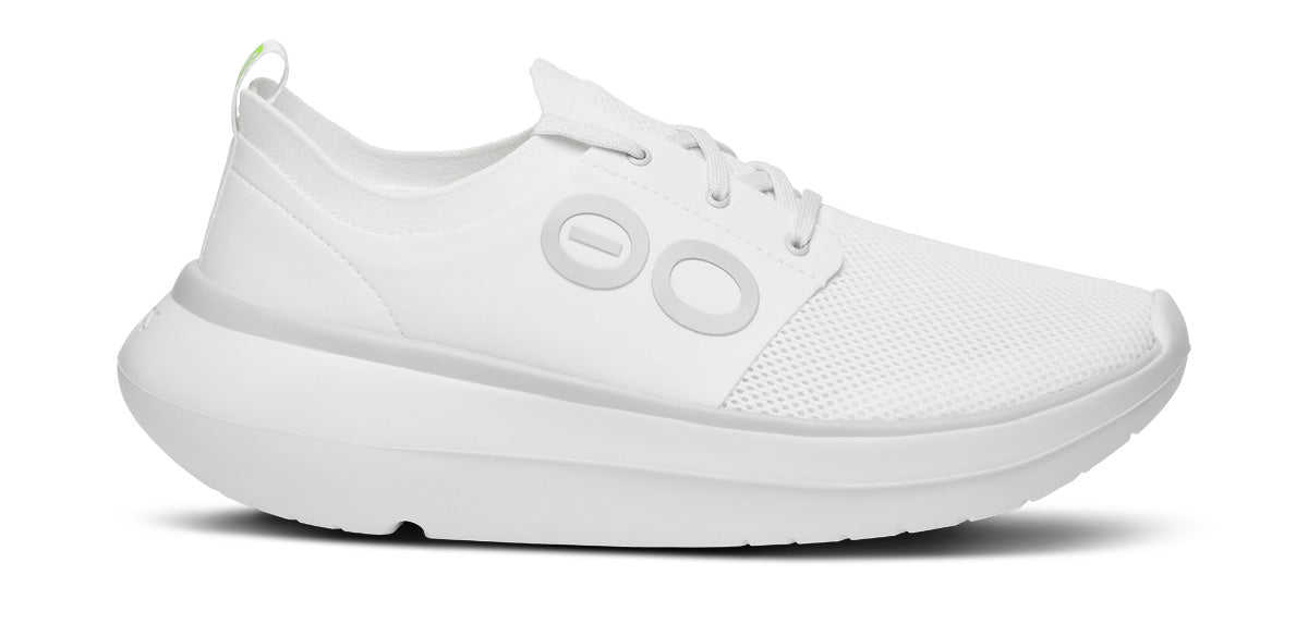 OOFOS Men's OOmy Stride White Shoe – oofos.com.au